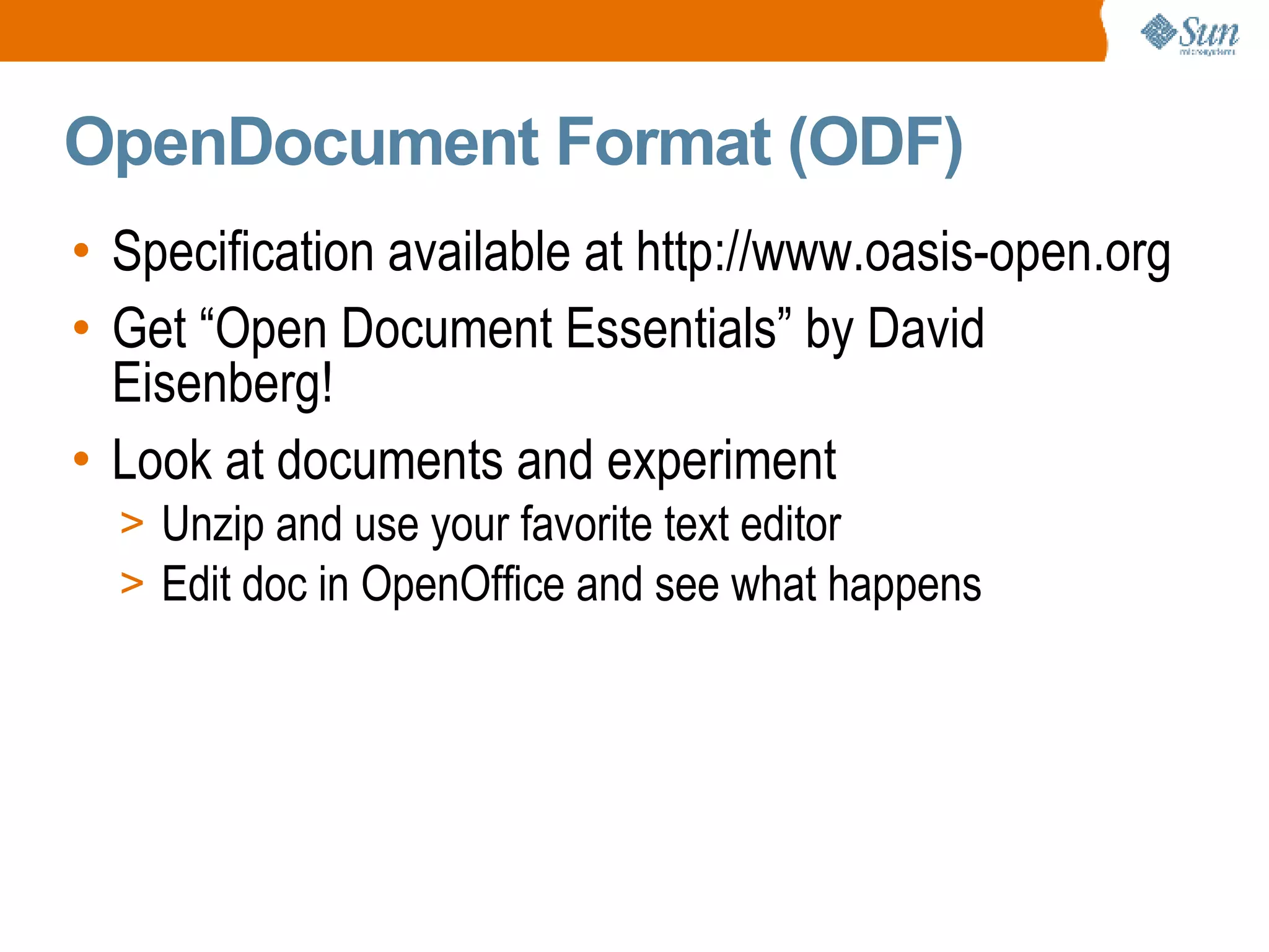 Processing ODF | PPT