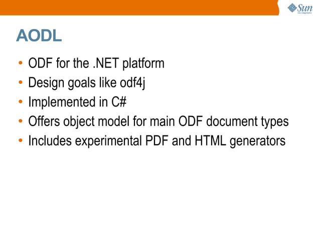 Processing ODF | PPT