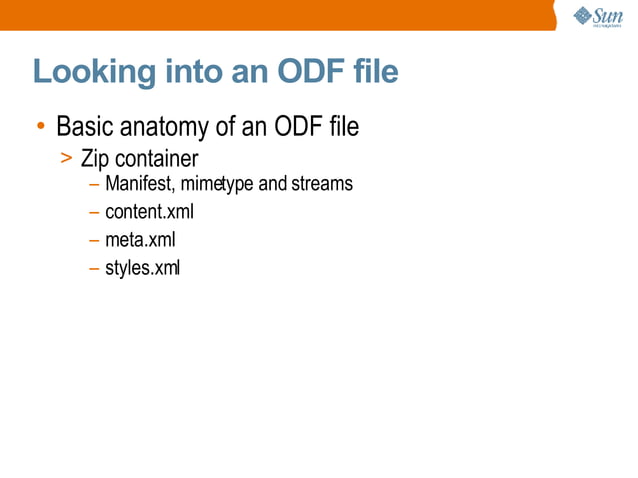 Processing ODF | PPT