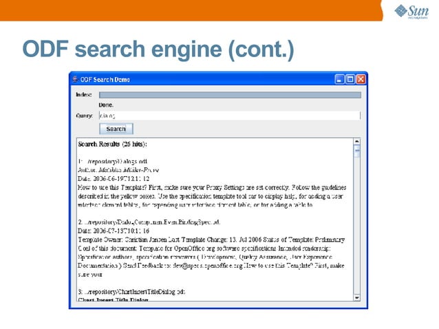 Processing ODF | PPT