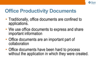 Processing OpenDocument Format | PPT