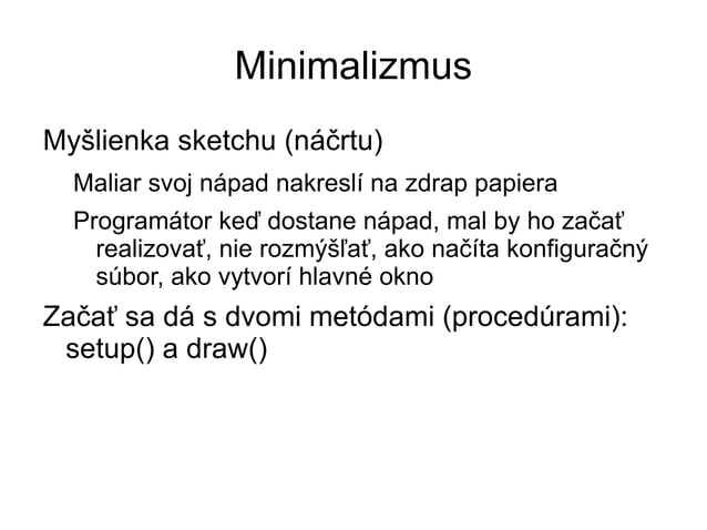 Processing a Arduino | ODP