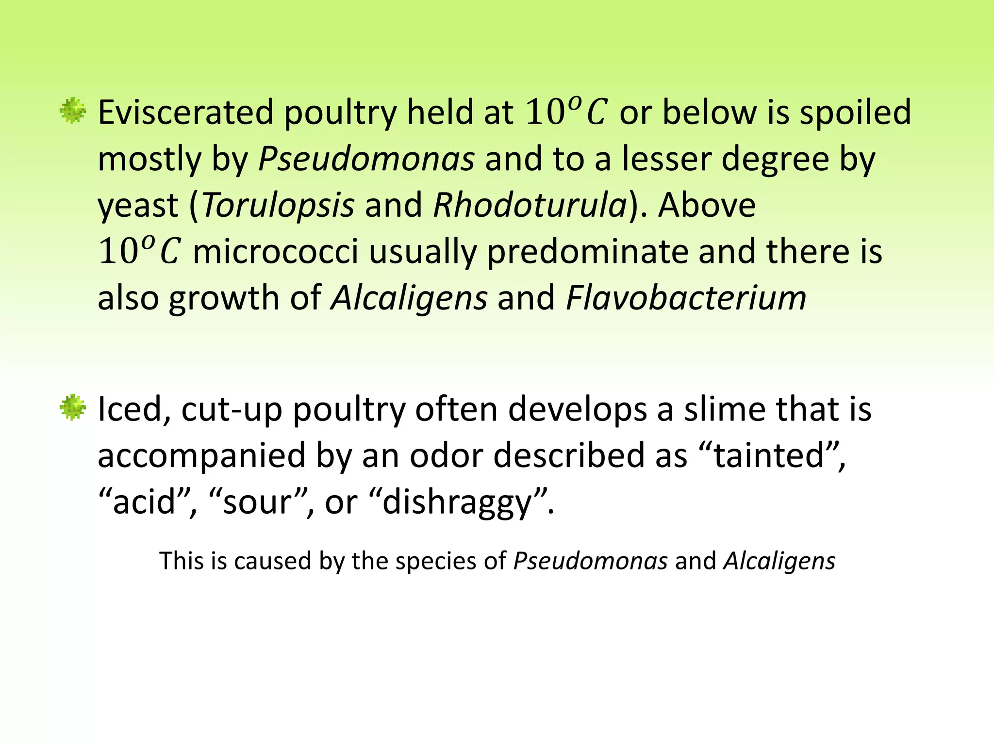 Poultry: Contamination, Preservation and Spoilage | PDF