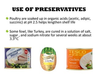 Poultry: Contamination, Preservation and Spoilage | PDF