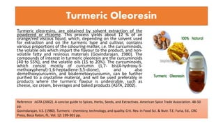 Processing and value added products of Turmeric and Ginger | PPTX