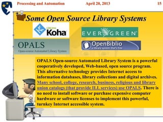 Processing and automation | PPT