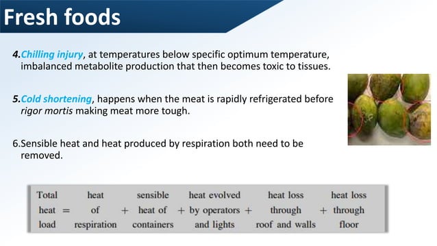 Processing by removal of heat-chilling | PPT