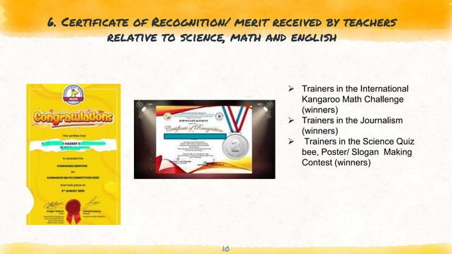 Special Science Elementary School Project | PPTX