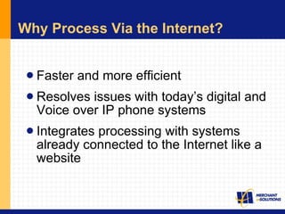 Processing Credit Cards On The Internet | PPT