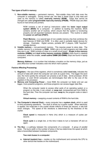 Processing Data | DOC