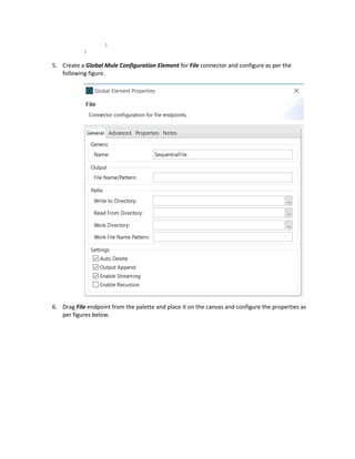 Processing files sequentially in mule | PDF