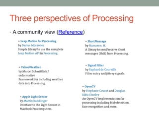 Introduction to Processing | PPTX