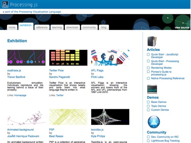 Processing.js vs. three.js