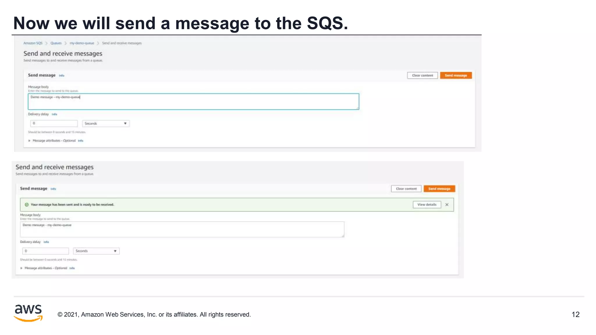 Processing messages in a sqs with lambda function | PPT