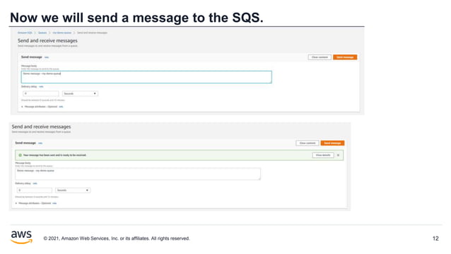 Processing Messages In A Sqs With Lambda Function Ppt
