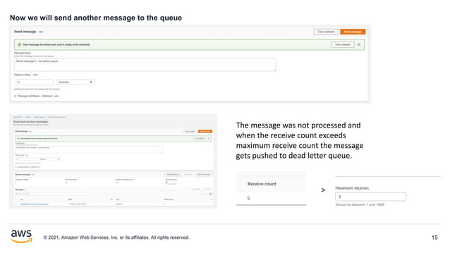 Processing messages in a sqs with lambda function | PPT