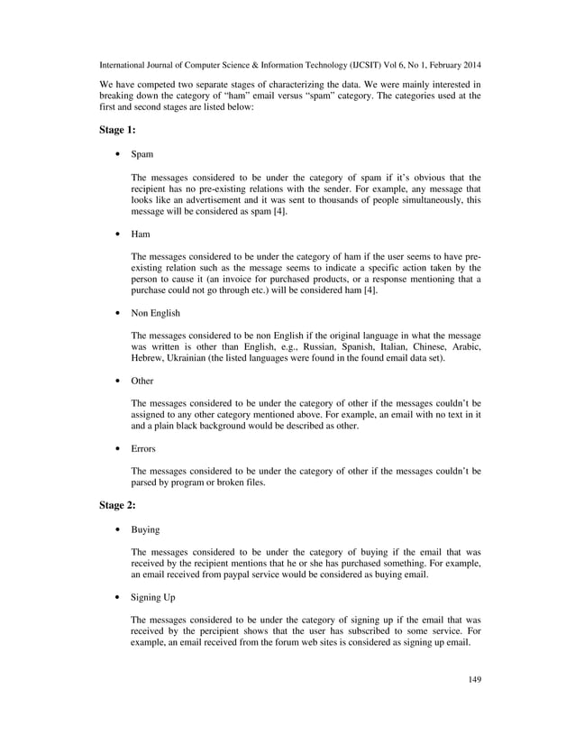 Processing Obtained Email Data By Using Naïve Bayes Learning Algorithm