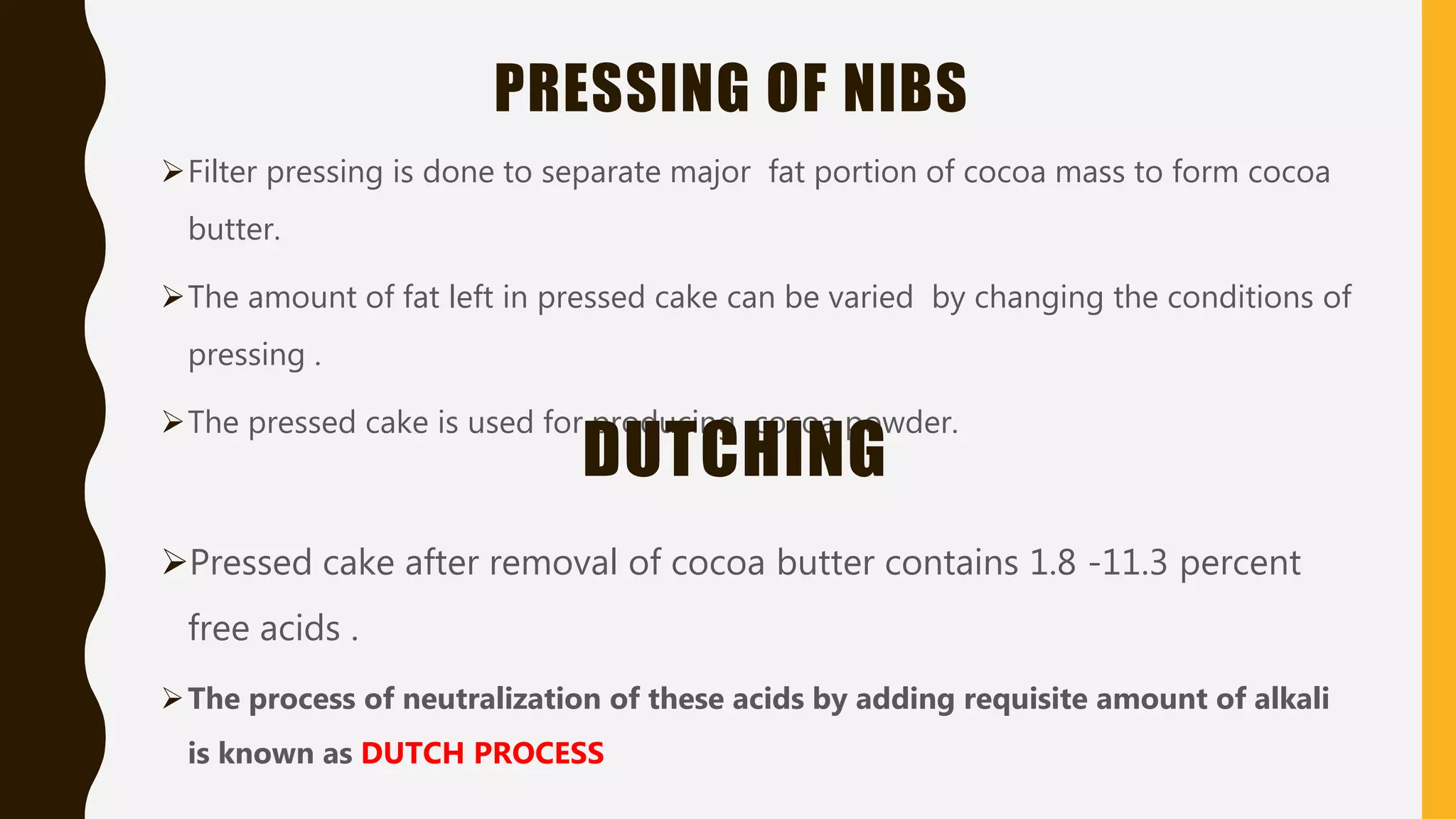 Processing of cocoa | PPTX