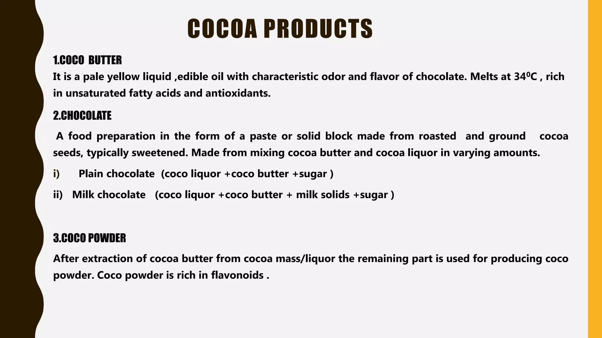 Processing of cocoa | PPTX