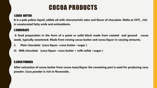 Processing of cocoa | PPTX