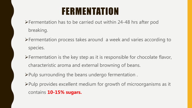 Processing Of Cocoa Pptx