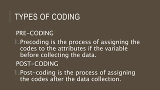 Processing of data in research | PPTX