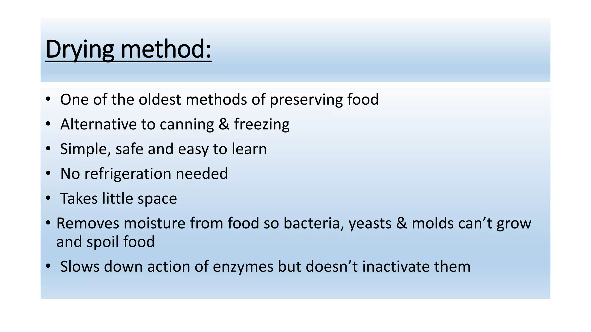 Processing of fruits and vegetables | PPTX