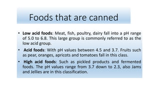 Processing of fruits and vegetables | PPTX