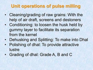 Processing of legume into pulses | PPT