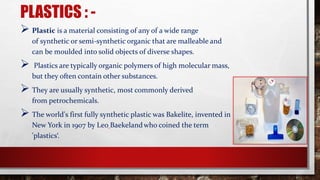 Processing of plastics | PPTX
