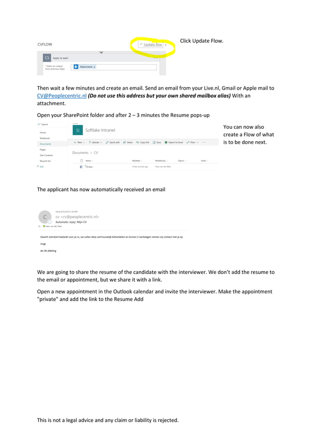 Processing of resume and keep an eye on the GDPR | PDF