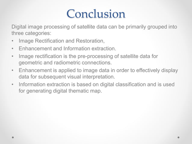 Processing of satellite_image_using_digi | PPTX | Photo Editing ...