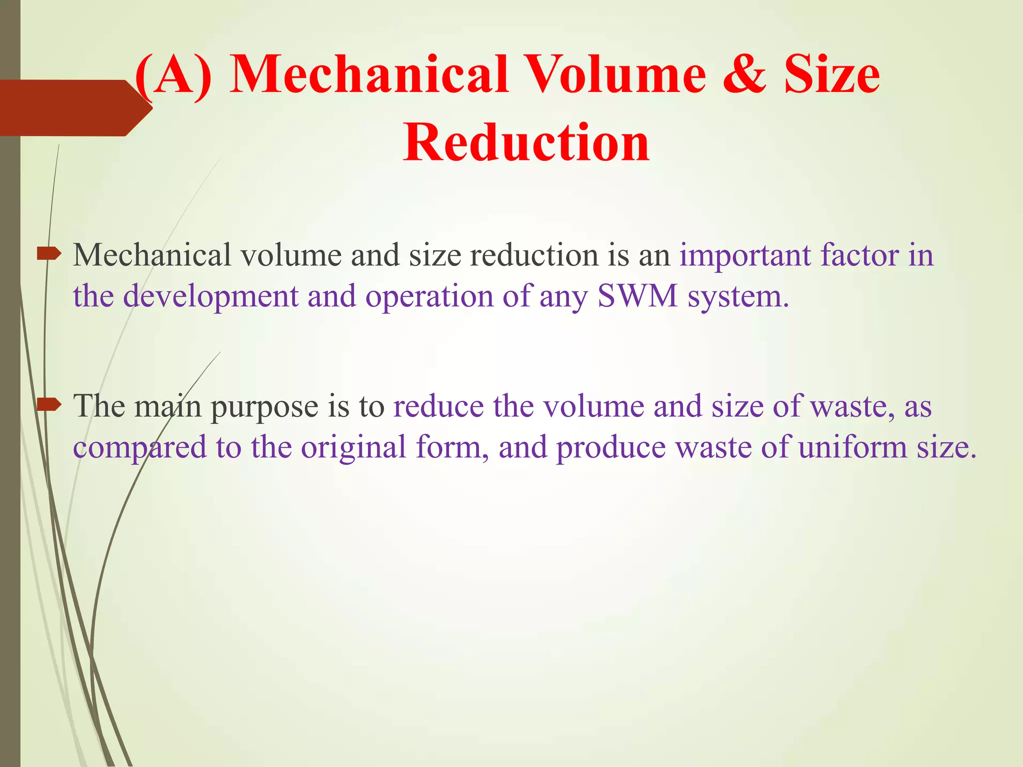 Processing of solid waste | PPT