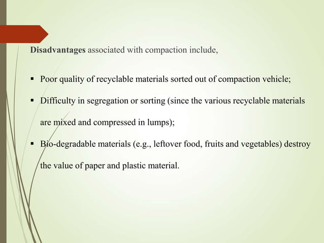 Processing of solid waste | PPT | Geology | Science