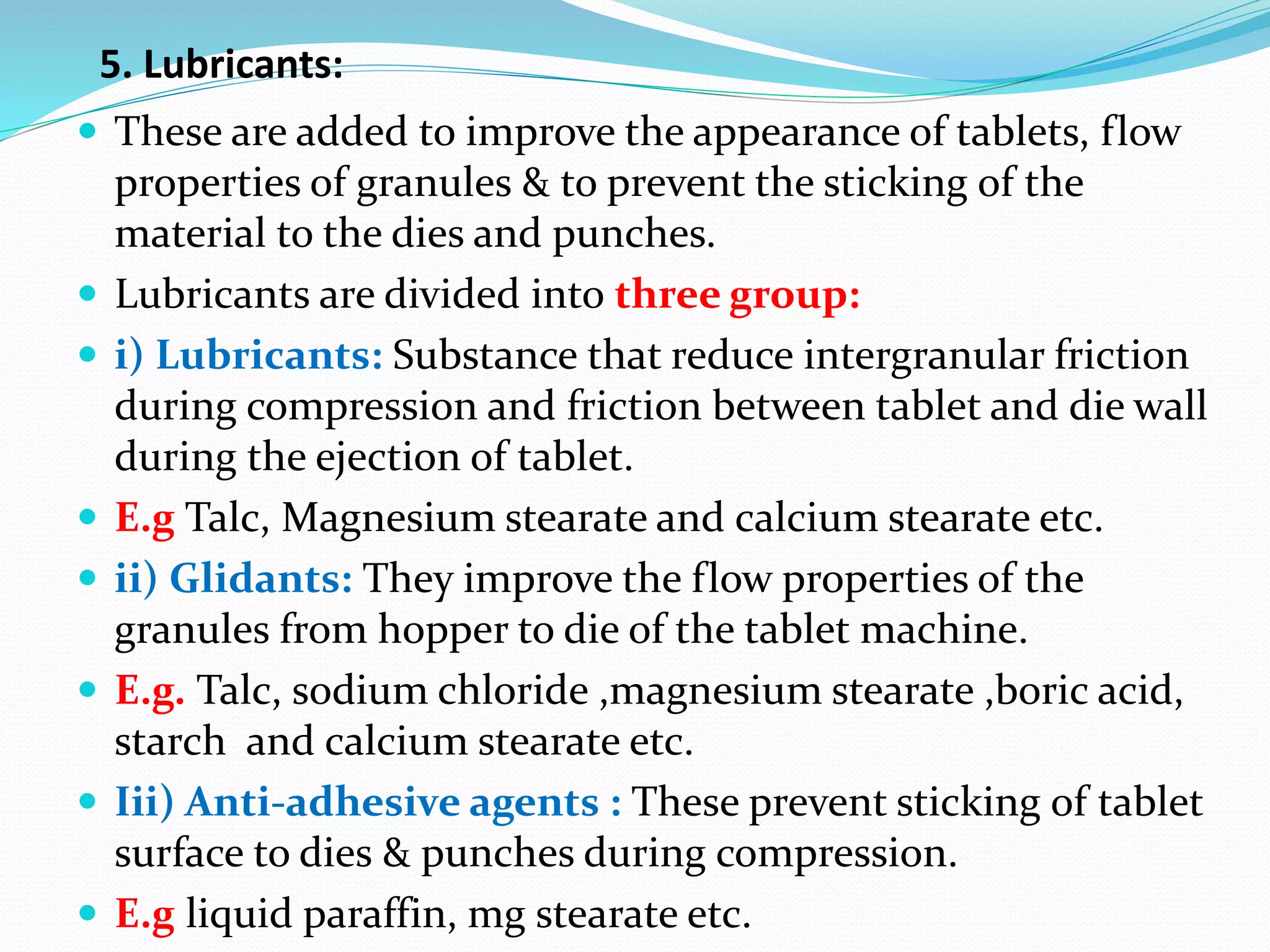 Processing of tablet | PPTX