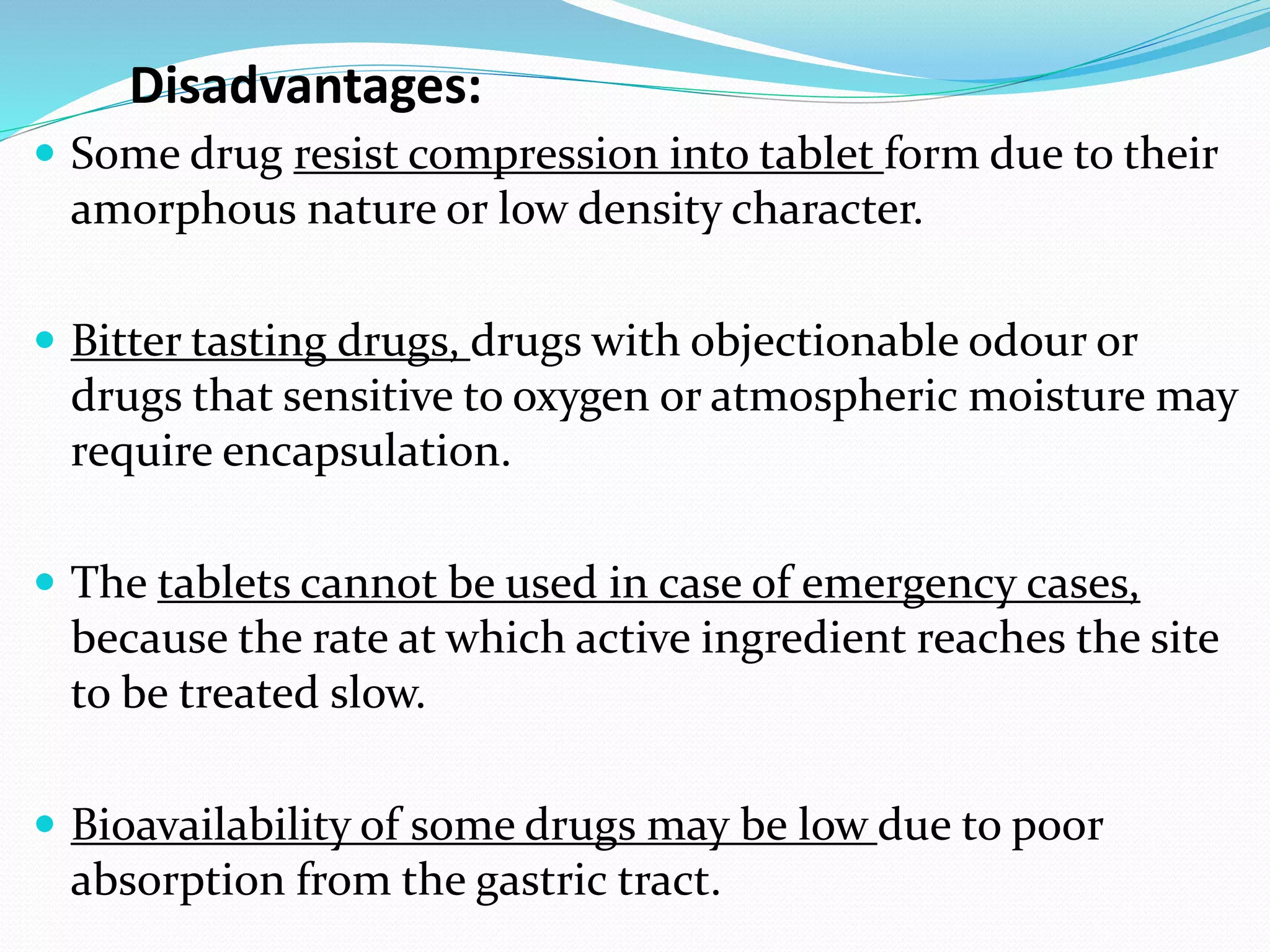 Processing of tablet | PPTX