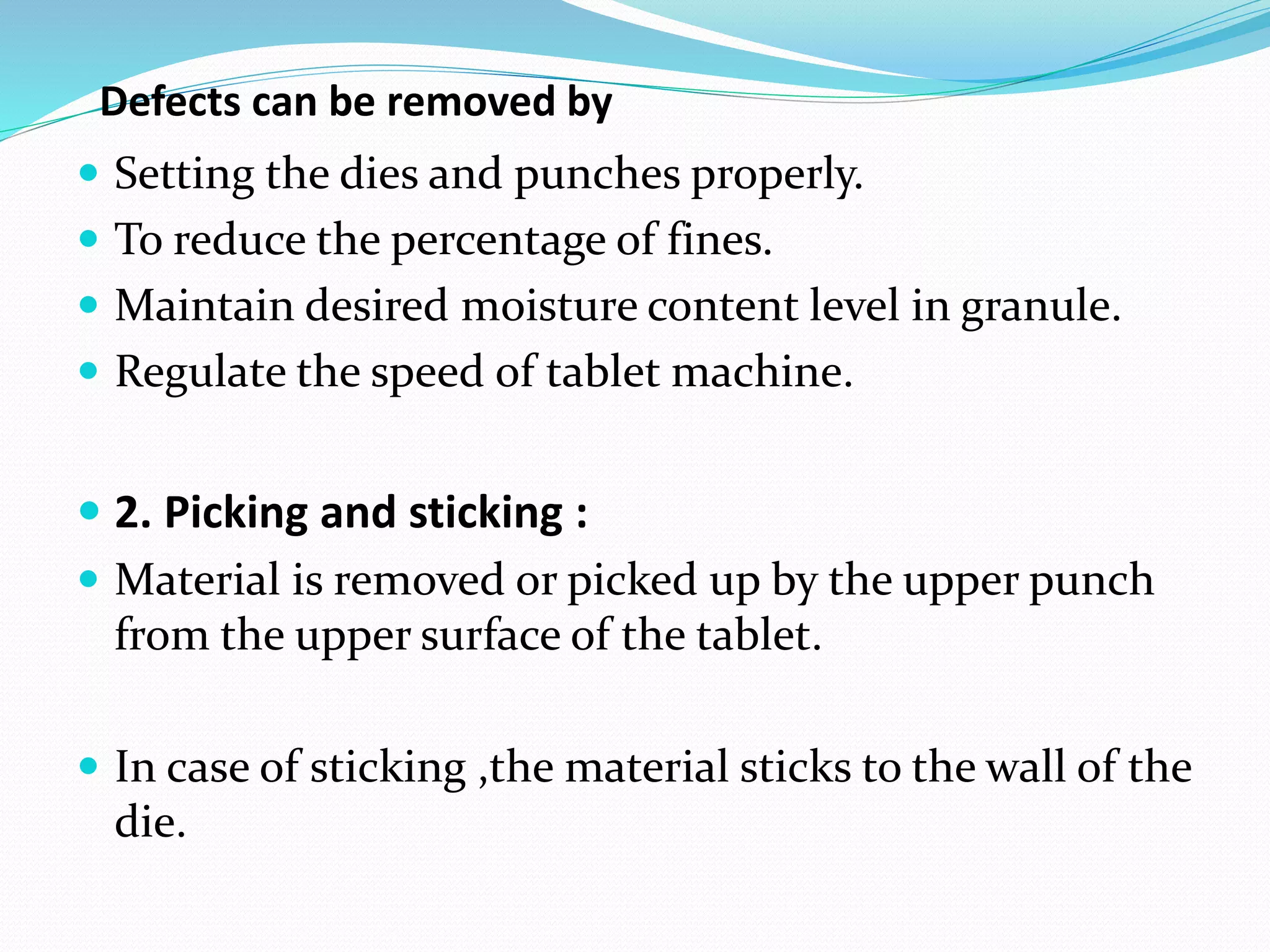 Processing of tablet | PPTX