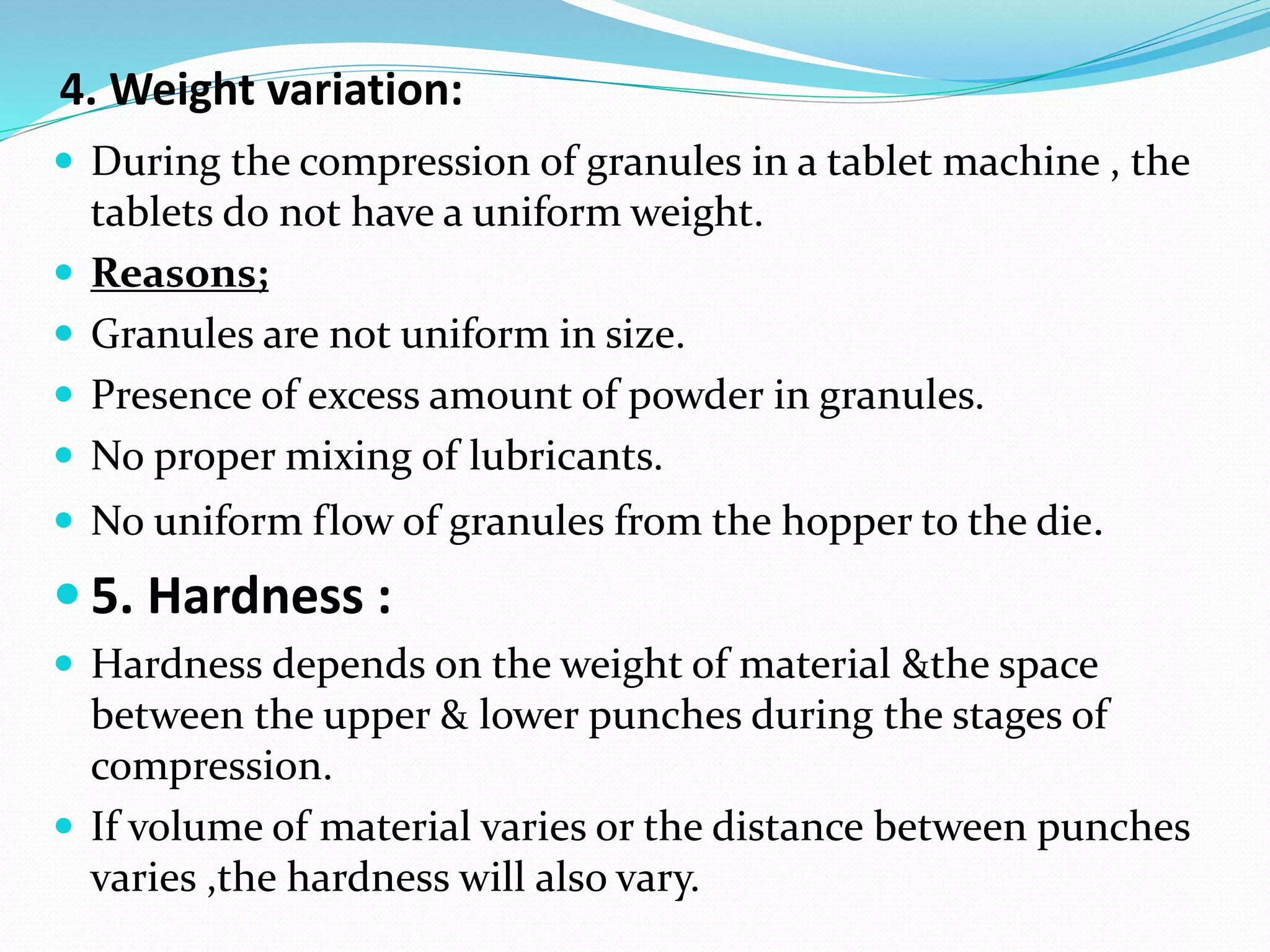 Processing of tablet | PPTX