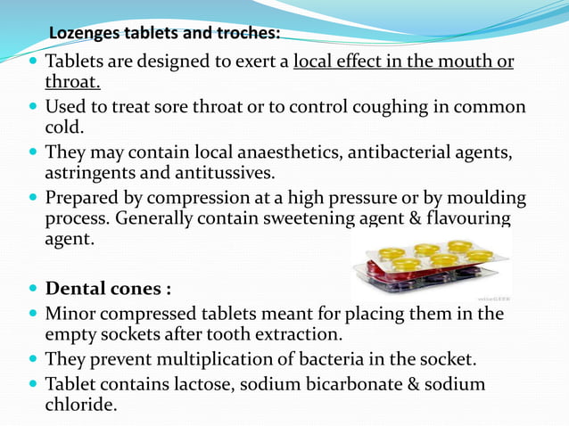 Processing of tablet | PPTX