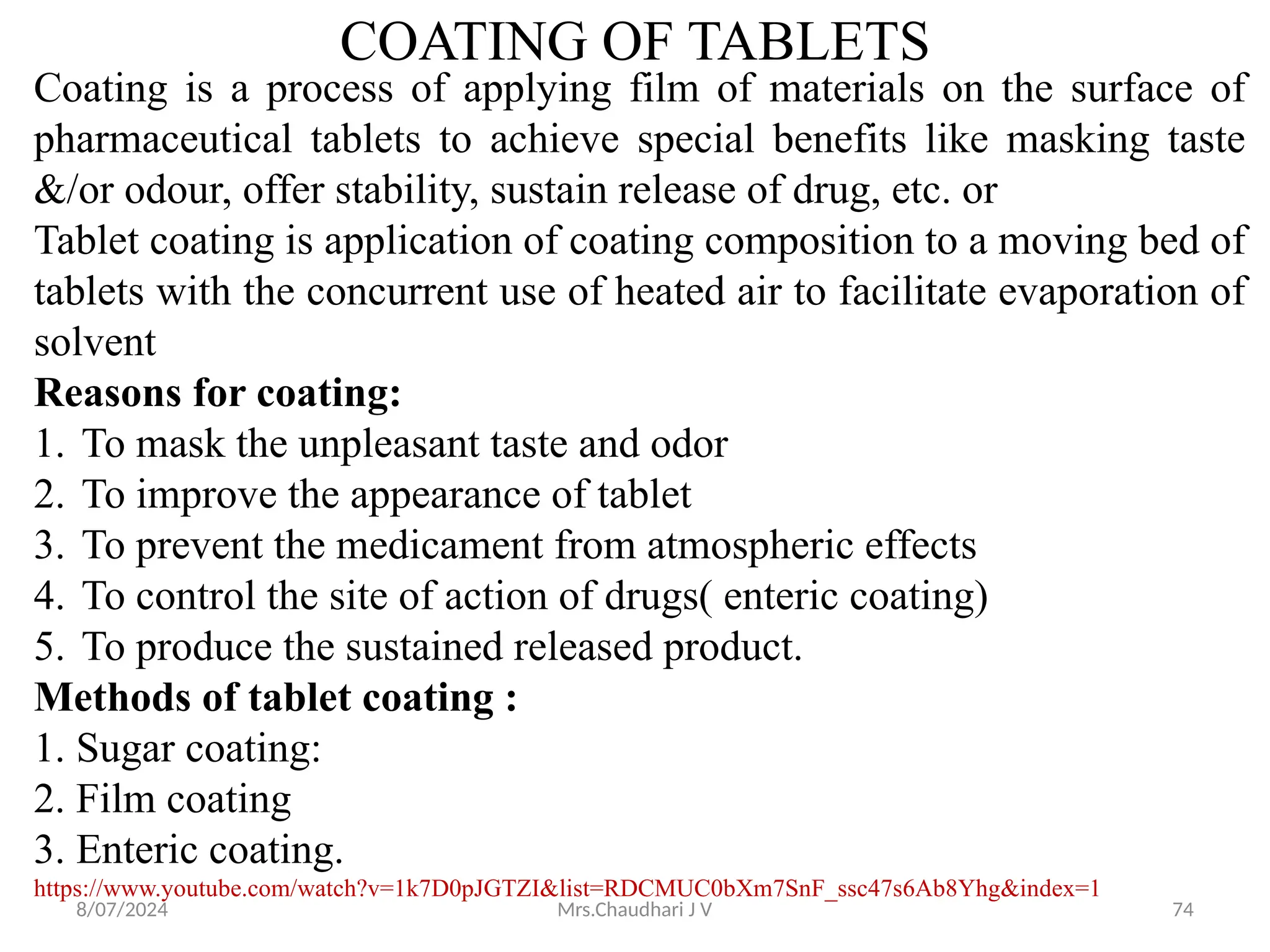 Tablets: Introduction, ideal characteristics of tablets, classification ...