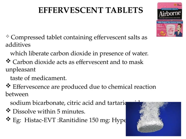 Tablets: Introduction, ideal characteristics of tablets, classification ...