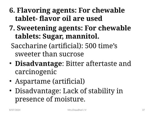 Tablets: Introduction, ideal characteristics of tablets, classification ...