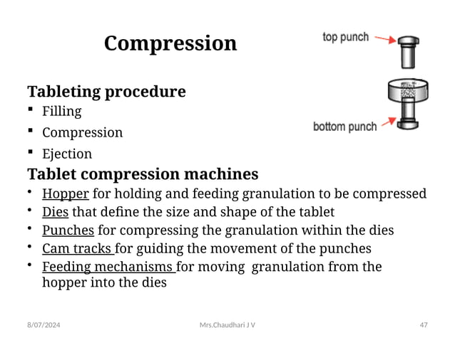 Tablets: Introduction, ideal characteristics of tablets, classification ...