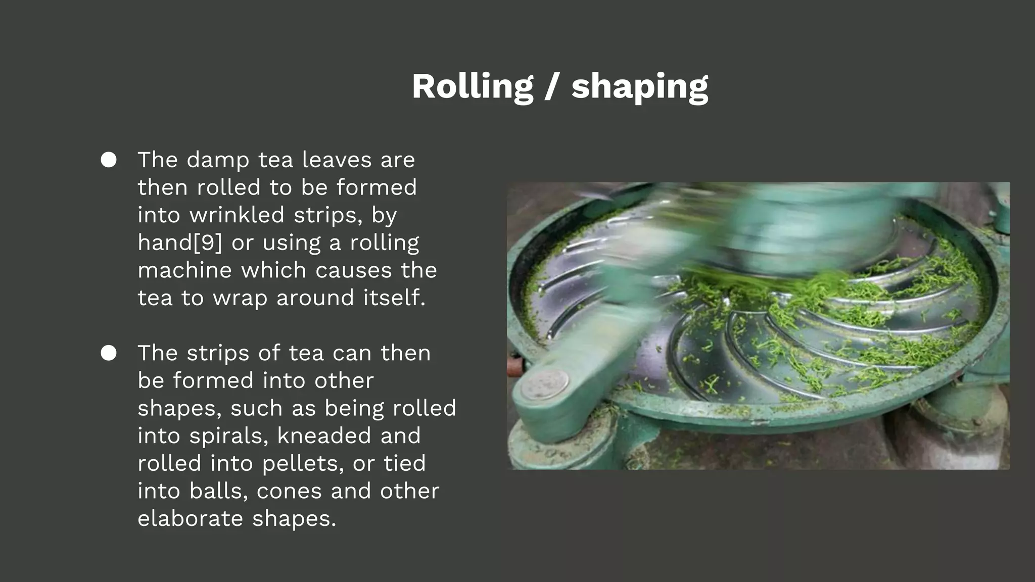 Processing Of Tea | PPTX