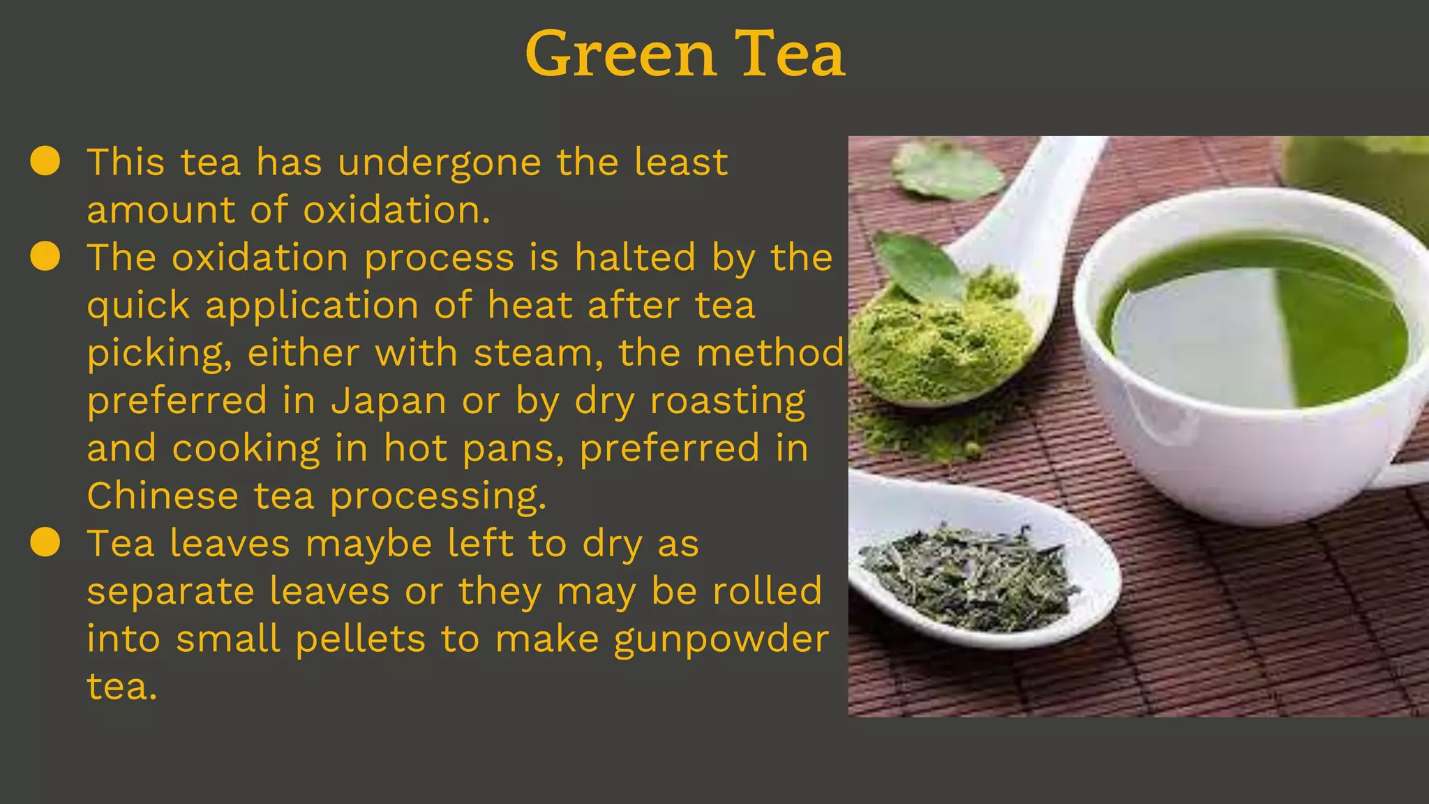 Processing Of Tea | PPTX