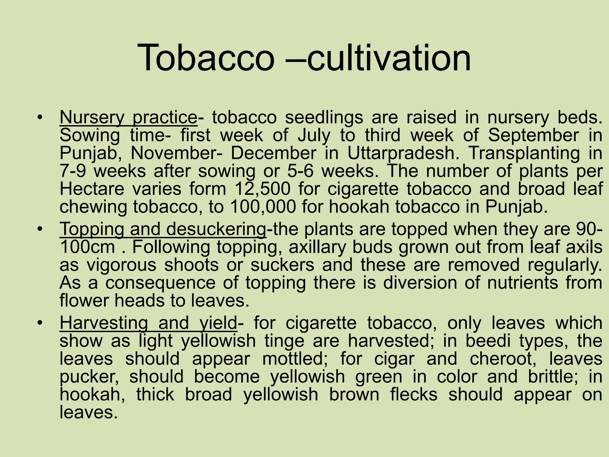 INTRODUCTION TO THE PROCESSING OF TOBACCO LEAVES.pptx