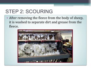 Processing of wool | PPTX