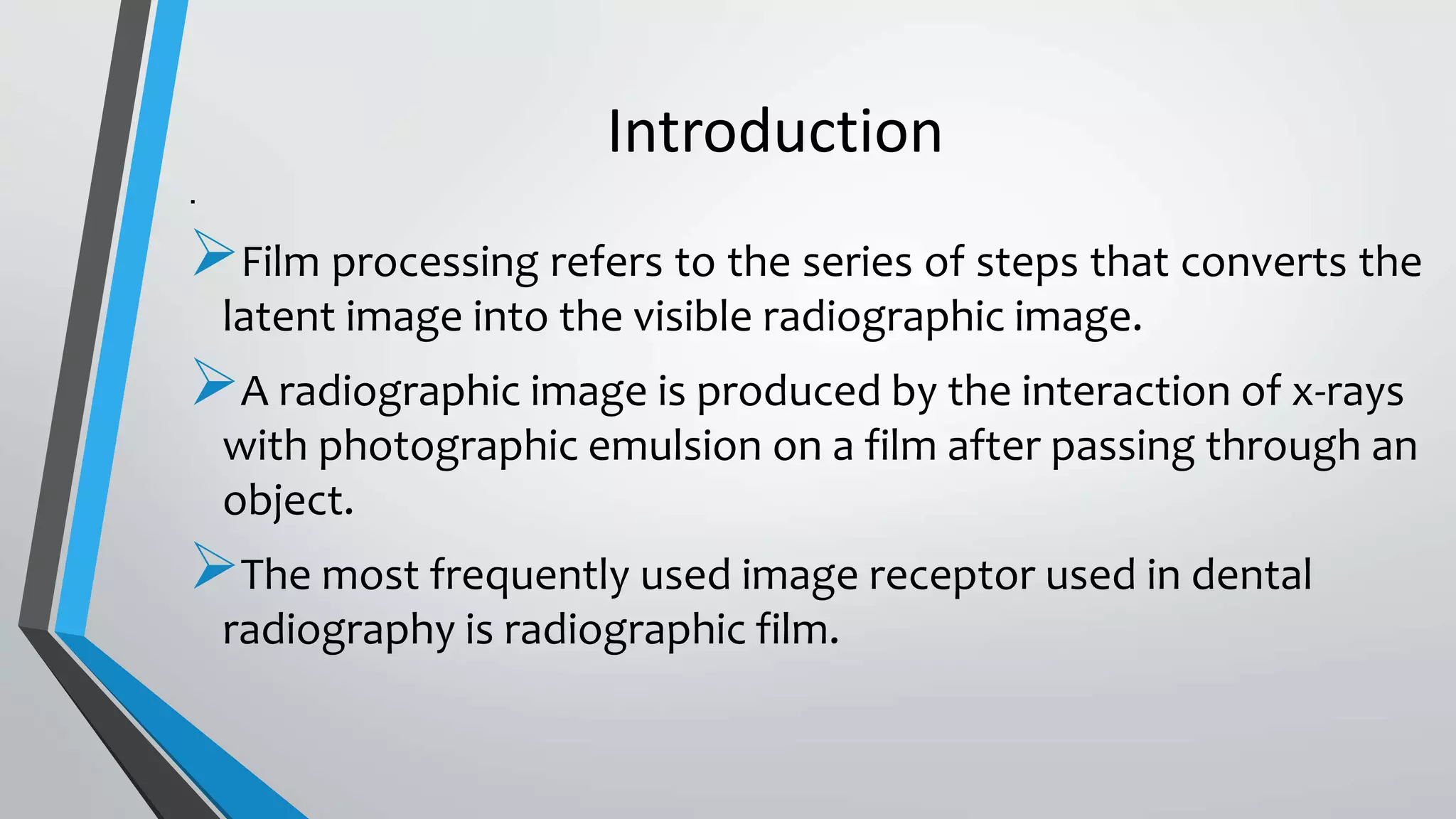 Processing of x ray film | PPTX