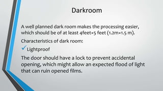 Processing of x ray film | PPTX
