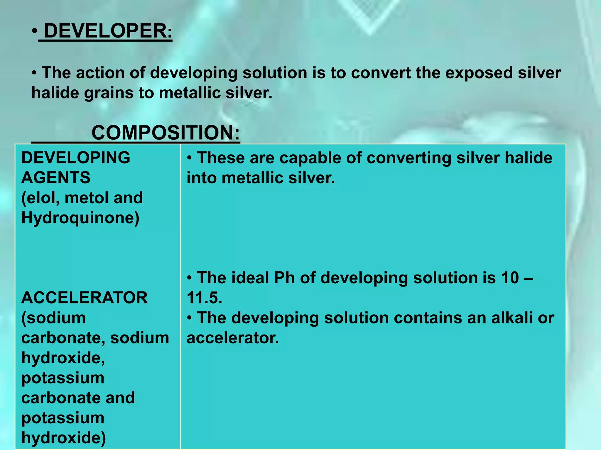Processing of x ray film | PPTX